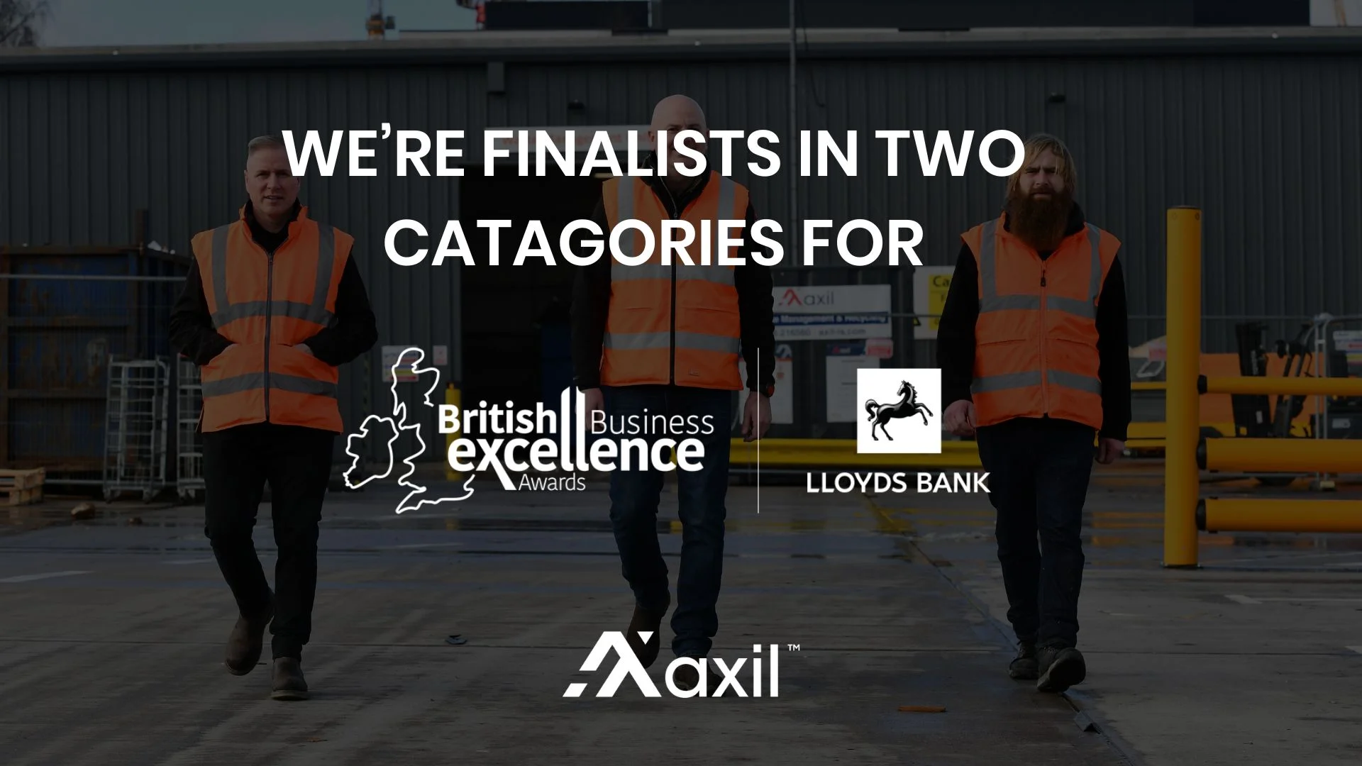 Axil Finalist at Lloyds Bank British Business Excellence Awards